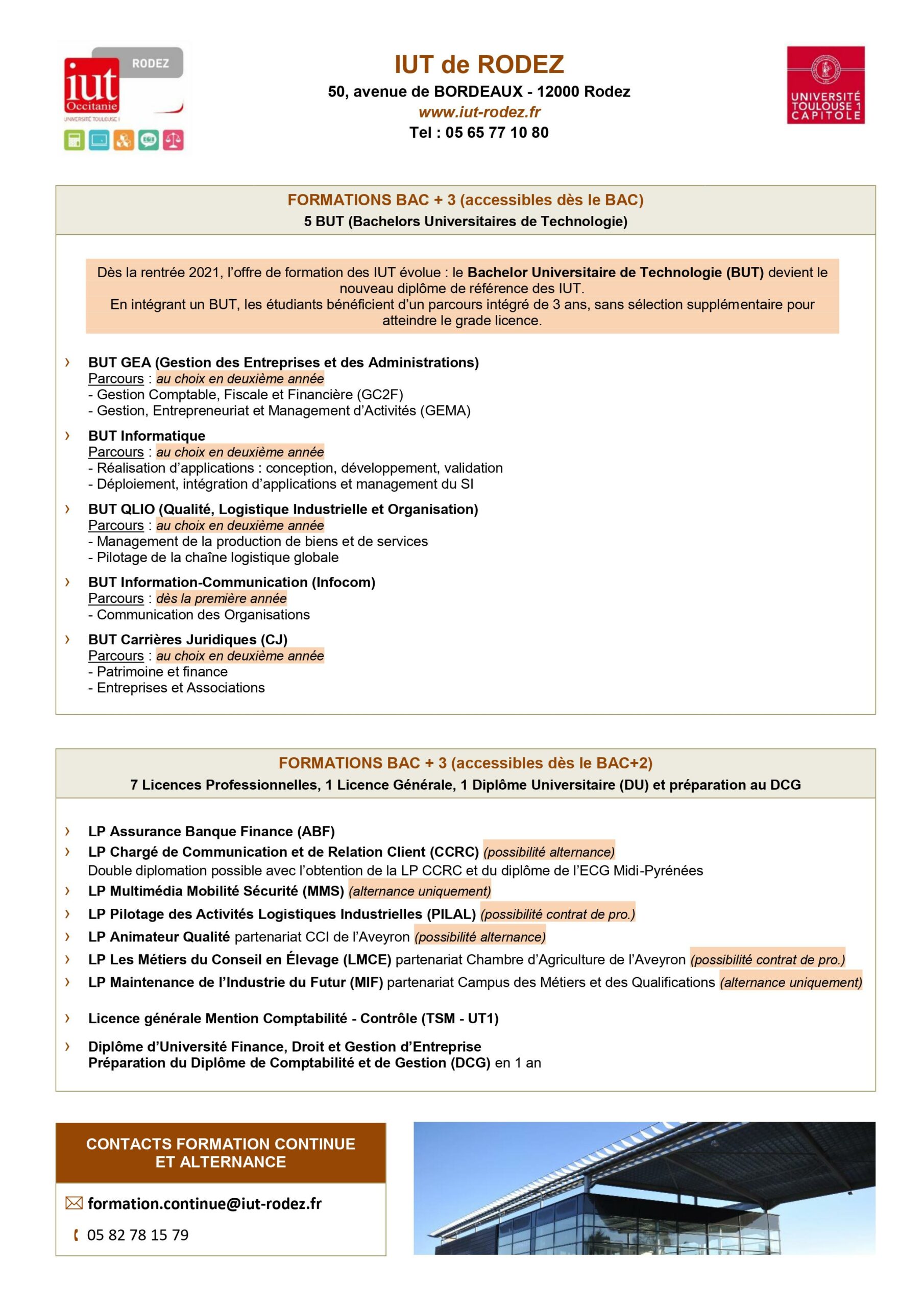 IUT de RODEZ - MECANIC VALLEE